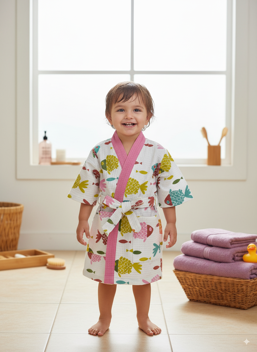 Summer Splash Kids Bathrobe – Veranda Home